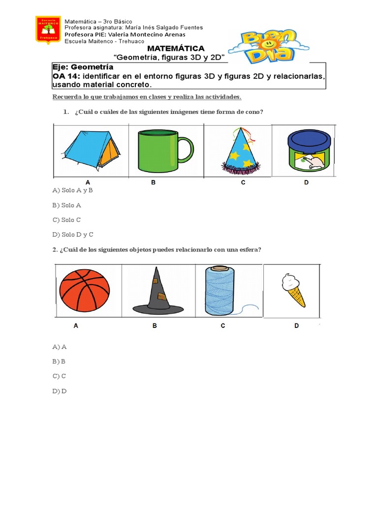 figuras 2D y 3D | PDF