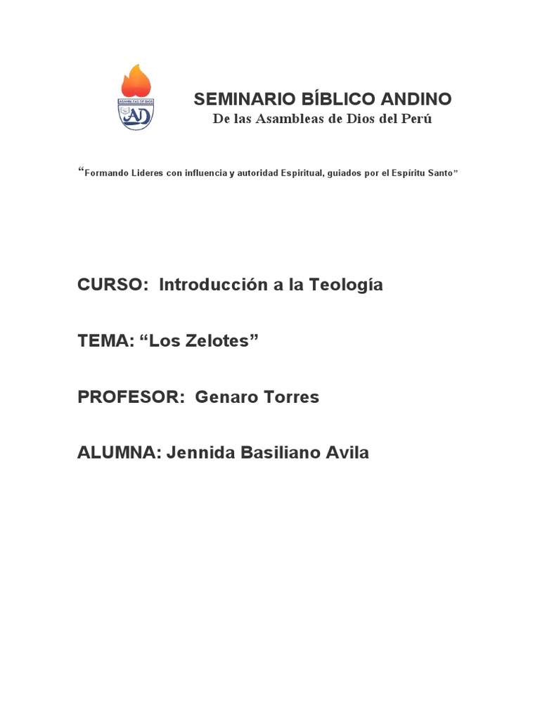 Historia y Significado de los Zelotes | PDF | Judios y judaísmo