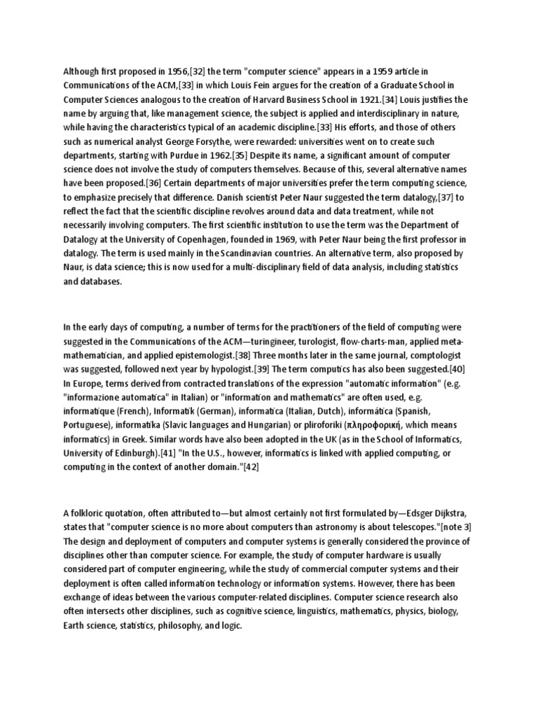 Puter Science Download Free Pdf Computer Science Science