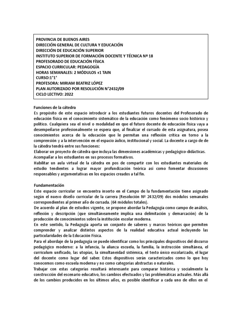 Proyecto de Catedra | PDF | Evaluación | Maestros