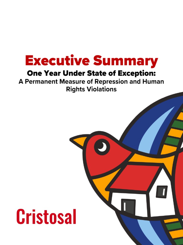 Cristosal Report On El Salvador State of Exception | PDF