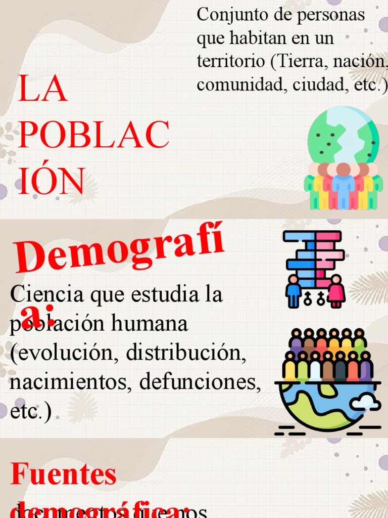 Características y evolución de la población | PDF | Ciencias sociales ...