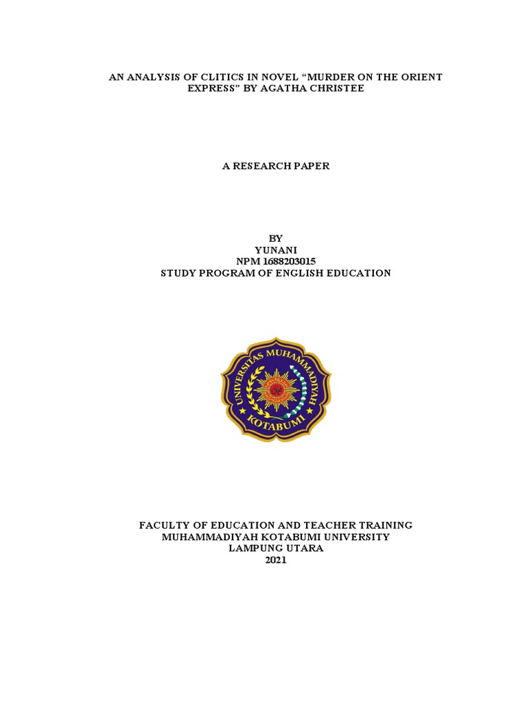 Contoh Cover dan Declaration skripsi | PDF | Applied Philosophy ...