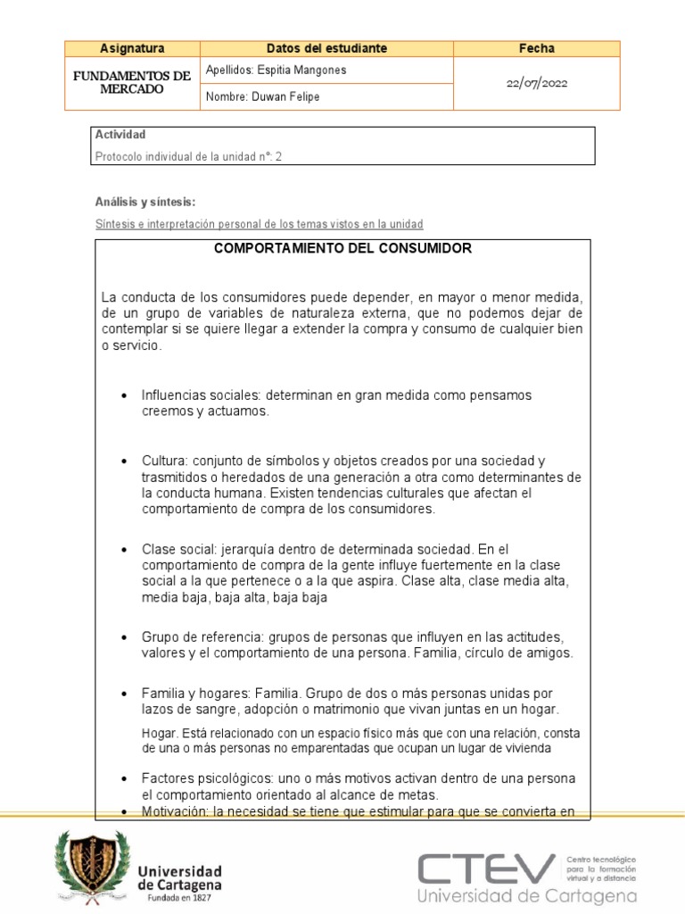 Plantilla Protocolo Individual 2 | PDF | Comportamiento | Familia