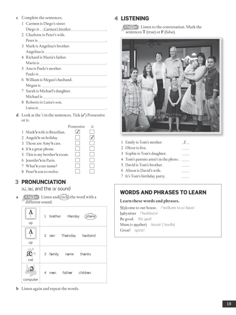 WB Beginner Unit 4 | PDF