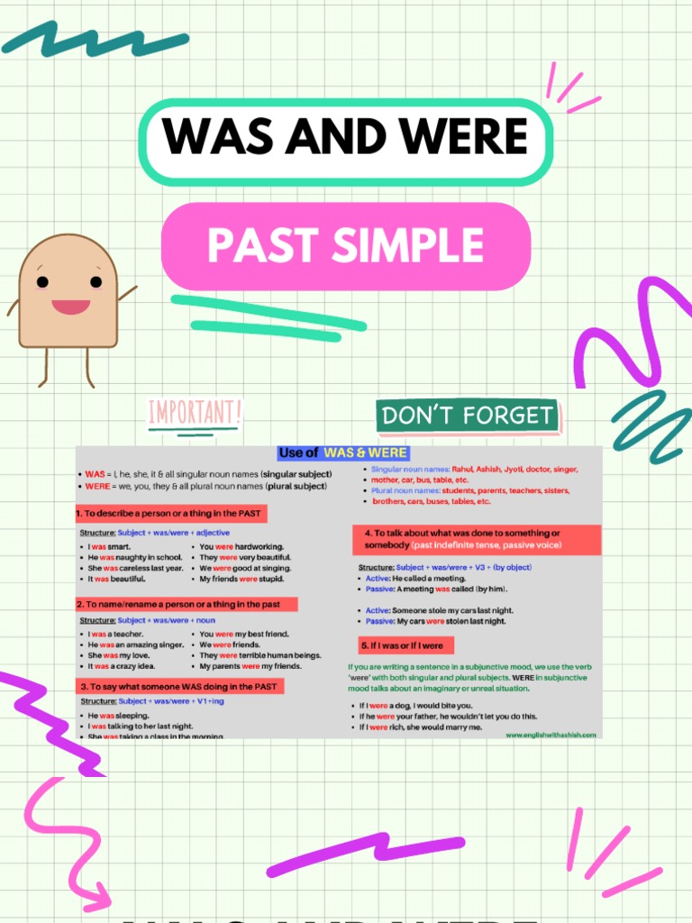 Was and Were Conversation Questions | PDF