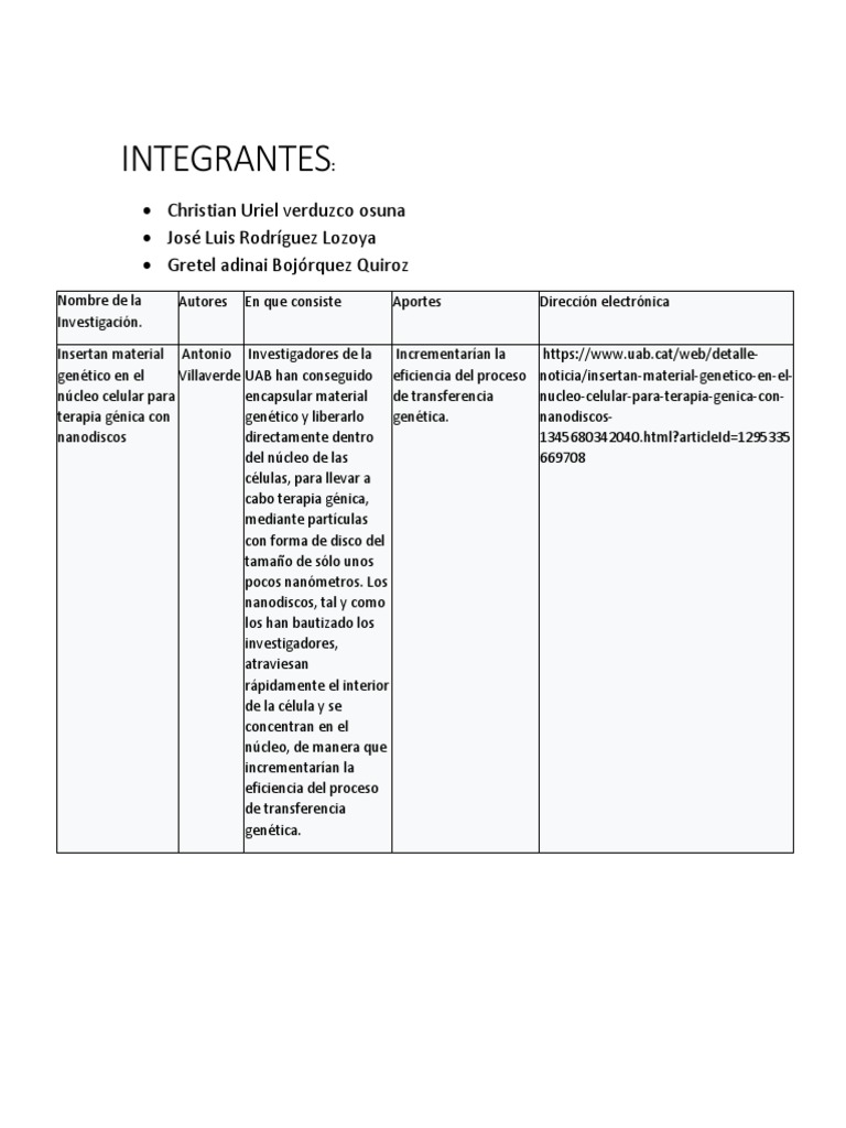 Biología Act13 | PDF