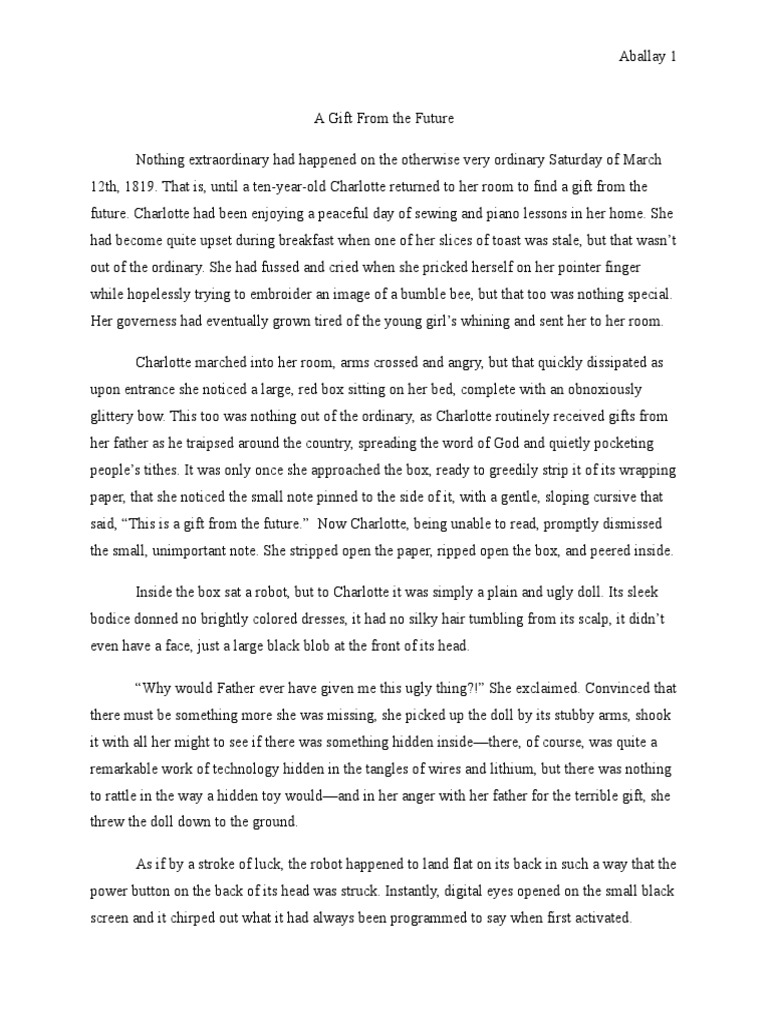 Short Story Assigment | PDF | Artificial Intelligence | Intelligence ...