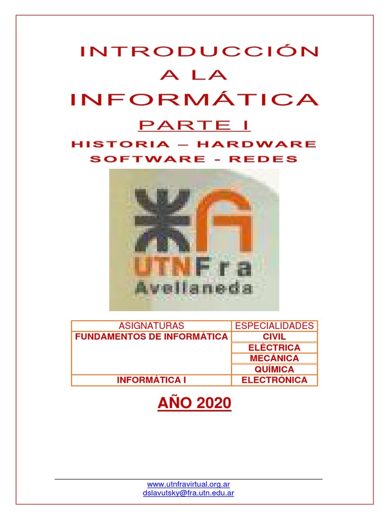 Introducción A La Informática-Parte 1 | PDF | Ciencias de la Computación | Ingeniería Informática