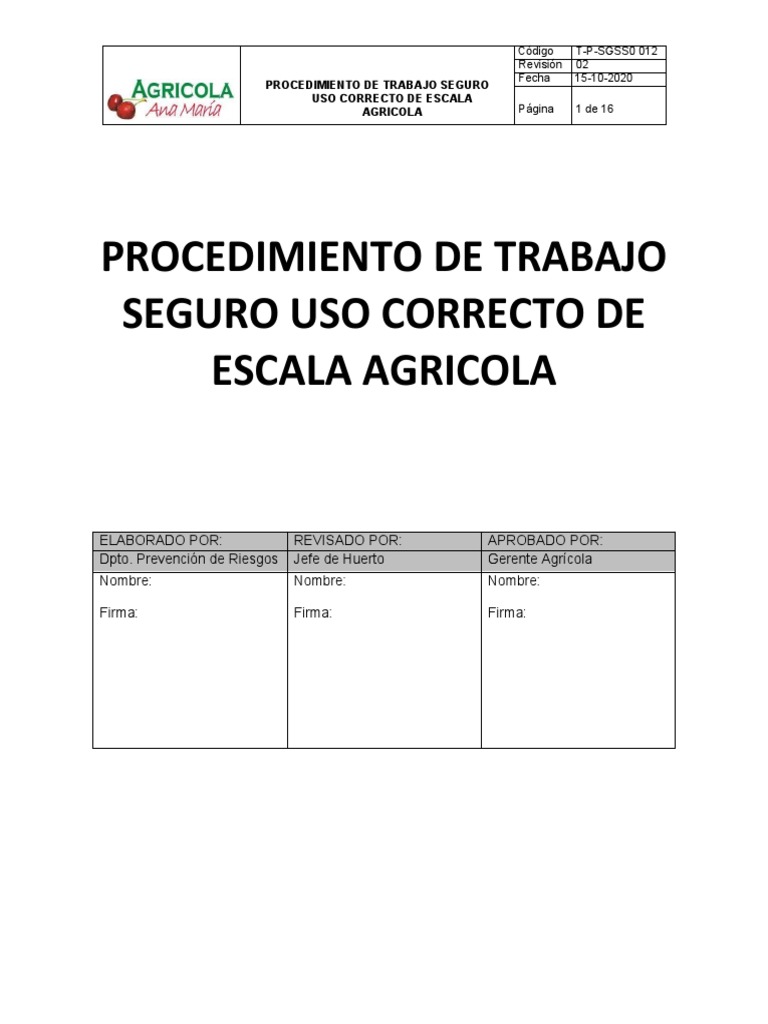 Uso de Escalas | PDF | Escalera