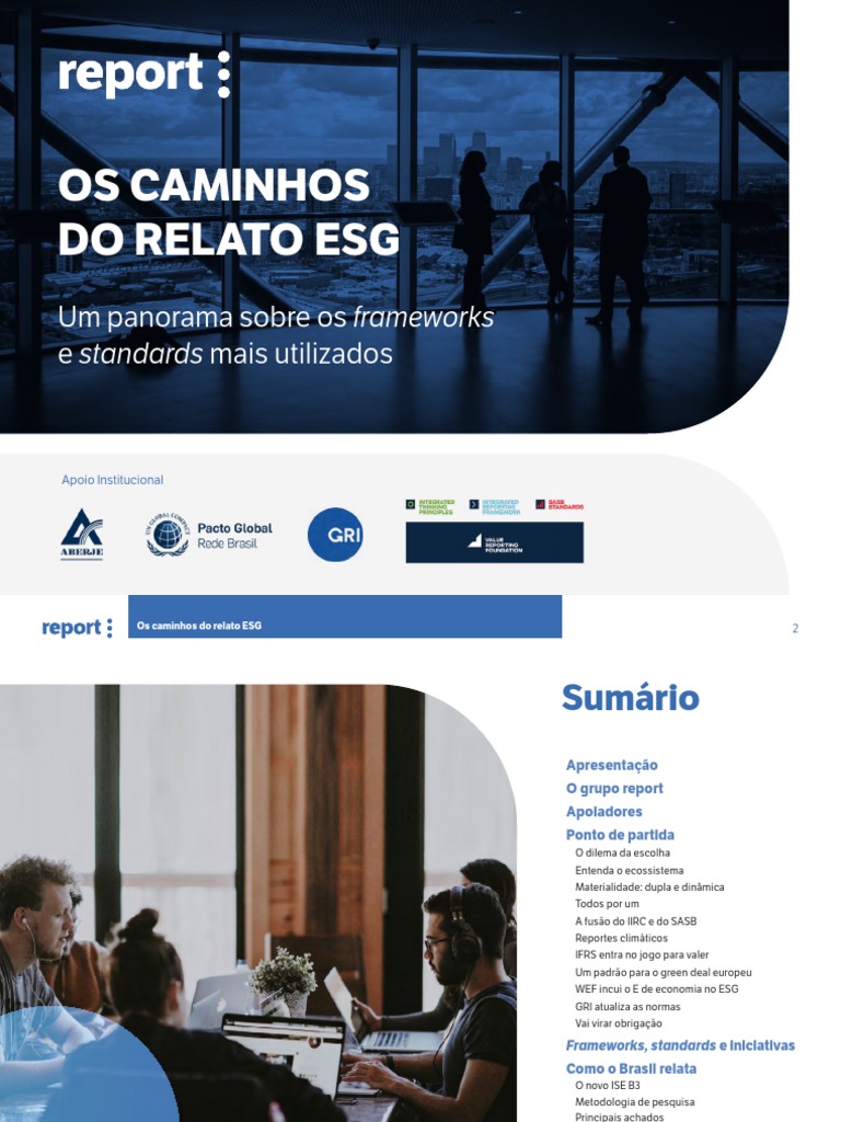 Os Caminhos Do Relato Esg Um Panorama Sobre Os Frameworks e Standards ... Os Caminhos Do Relato Esg Um Panorama Sobre Os Frameworks e Standards ...