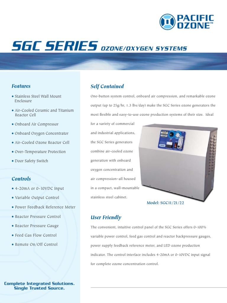 CS SGC 004 | PDF | Ozone | Water