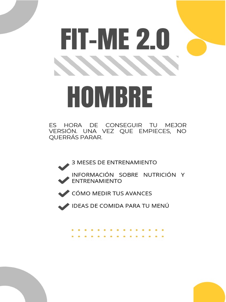 Fit-Me 2.0 Hombre Pagina 1 | PDF