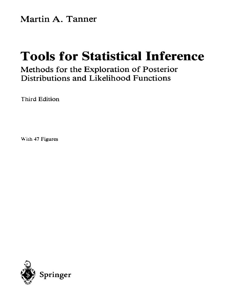 Tools For Statistical Inference - Methods For The Exploration of ...