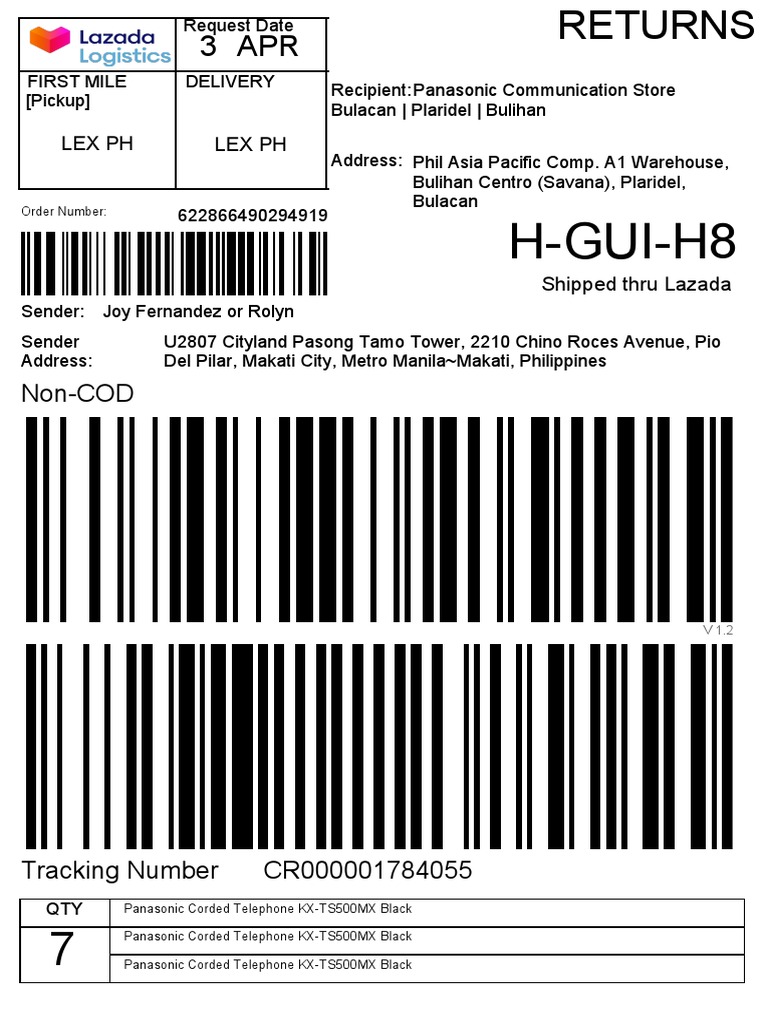 ReturnLabel 7 Phones | PDF