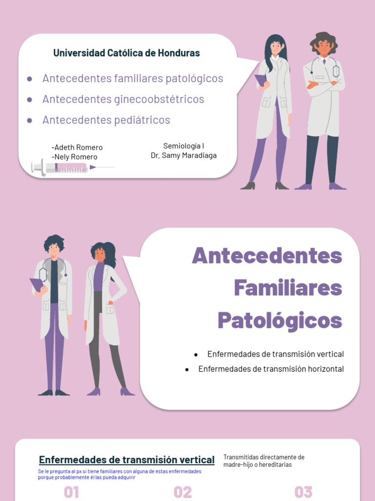 Antecedentes Familiares Patologicos | PDF