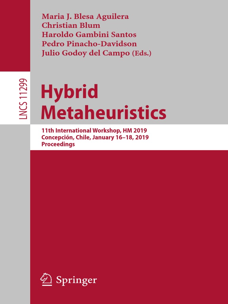 Hybrid Metaheuristics Pdf Linear Programming Mathematical Optimization