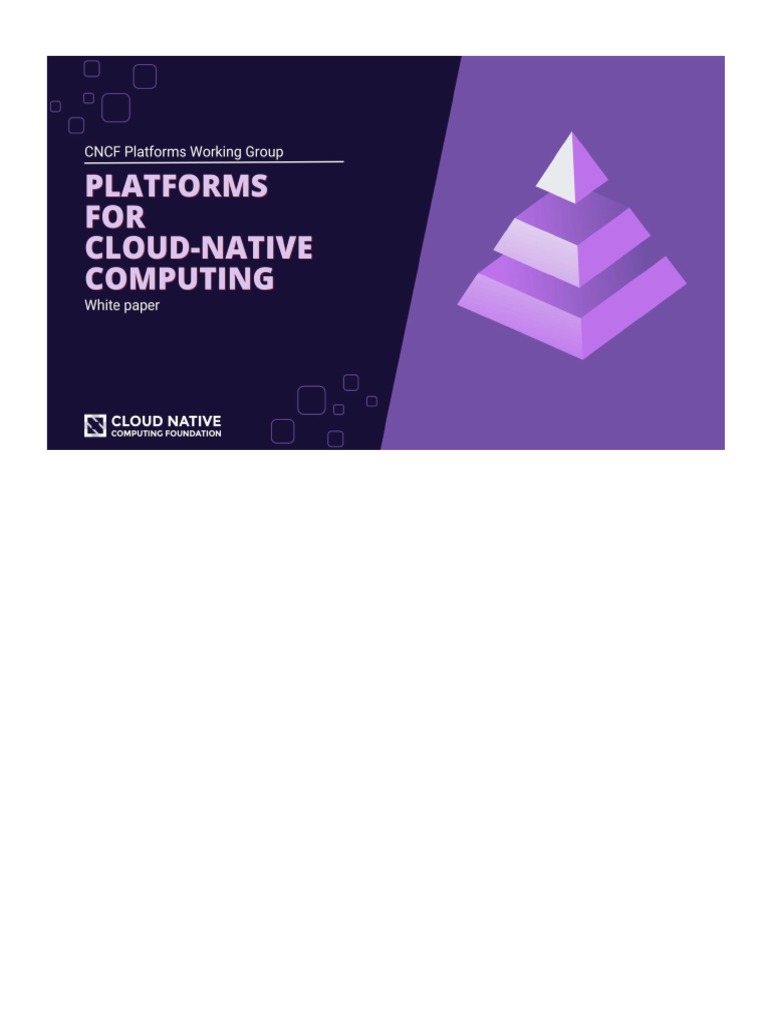 Platforms Def v1.0 | PDF | Cloud Computing | Databases