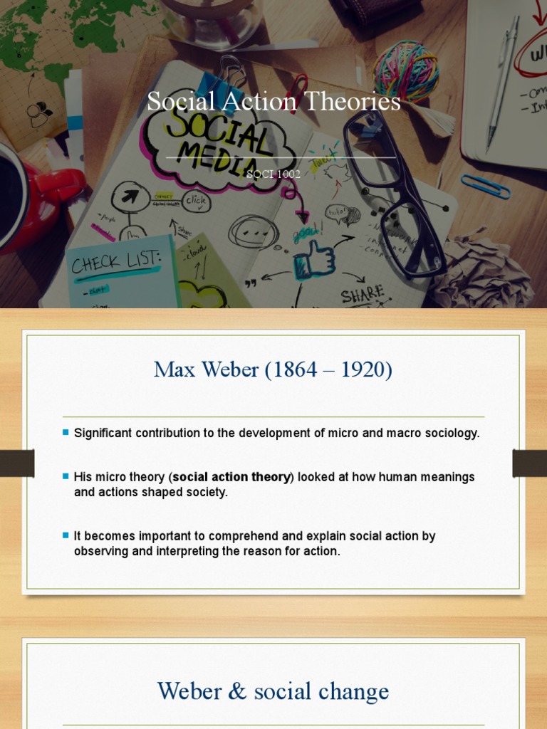 Social Action Theories Pdf Max Weber Rationality