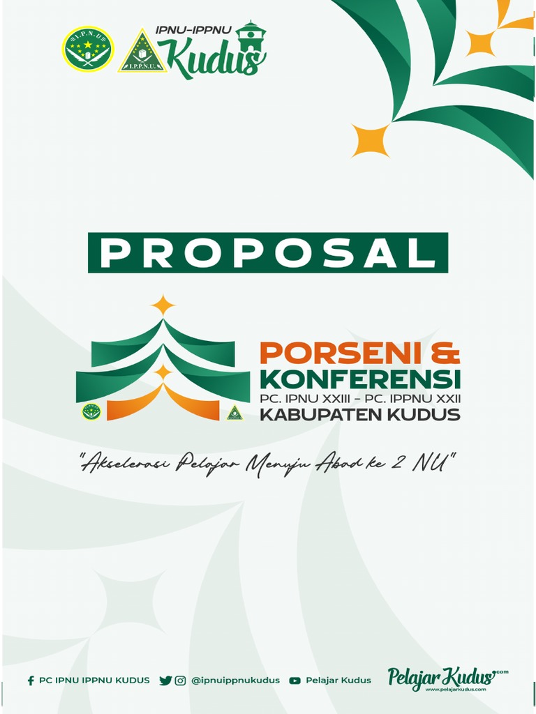 Proposal Porseni & Konfercab | PDF