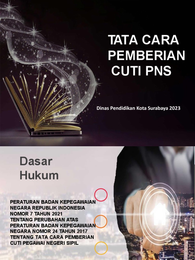 Aturan Cuti Untuk Asn p3k Dinas Kota Surabaya | PDF