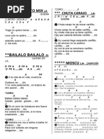 Letra de La Negrita Cucurumbé | PDF