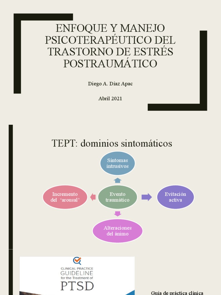 Manejo del TEPT por Diego Díaz Apac | PDF | Desensibilización y ...