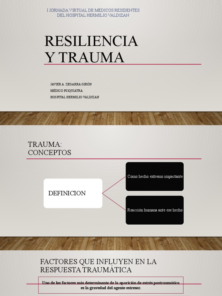 Trauma y Resiliencia | Descargar gratis PDF | Trauma psicólogico ...