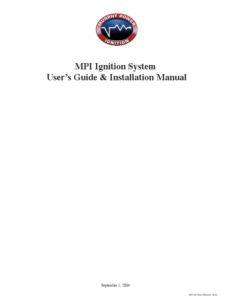 Mpi 04153a | PDF | Ignition System | Relay