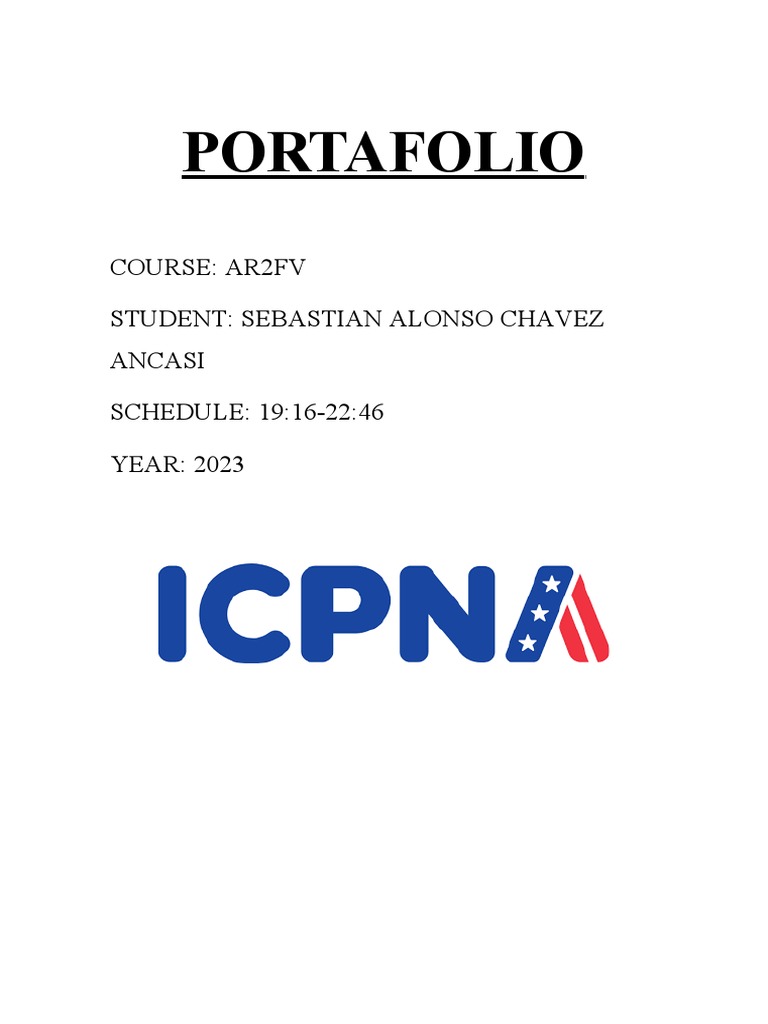 Portafolio Advance 11 ICPNA | PDF