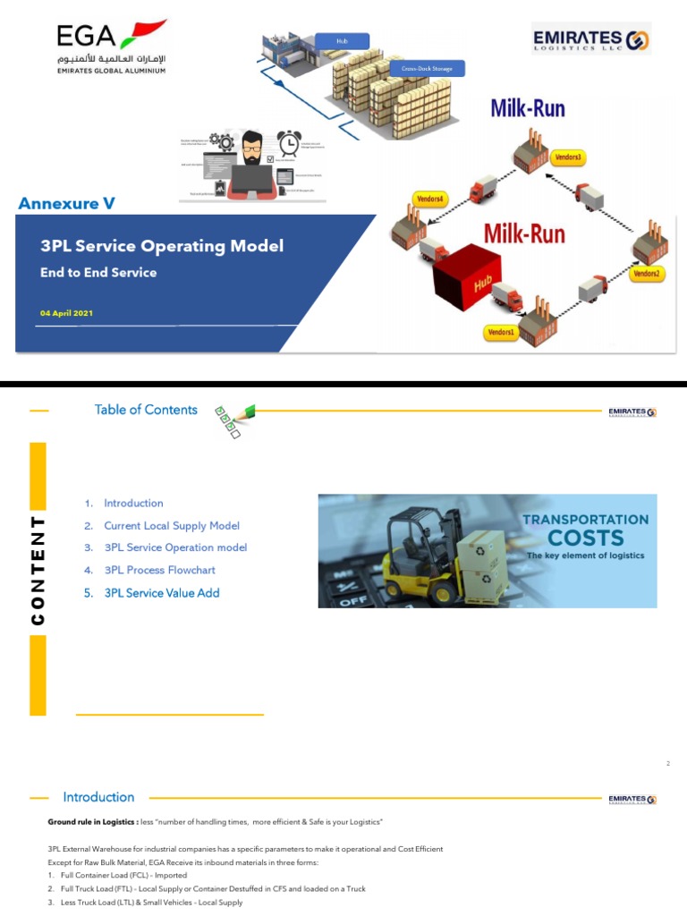 3PL Service Operating Model Overview | PDF | Logistics | Warehouse