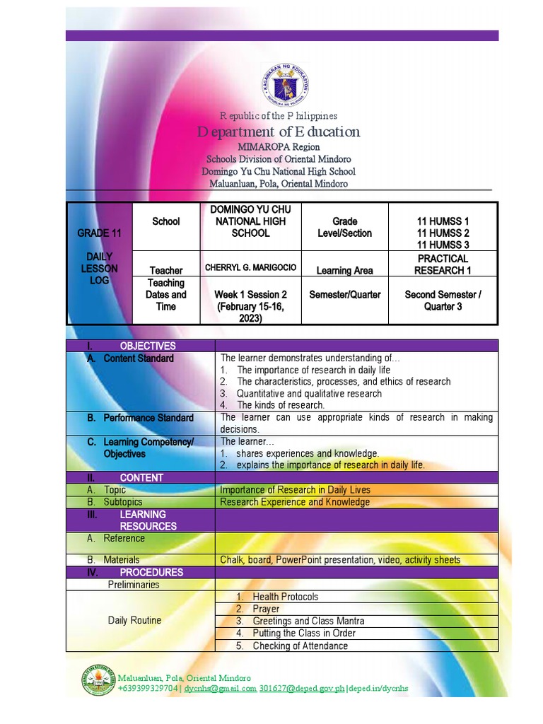 PR1 (Week 1 Session 2) | PDF | Learning | Truth