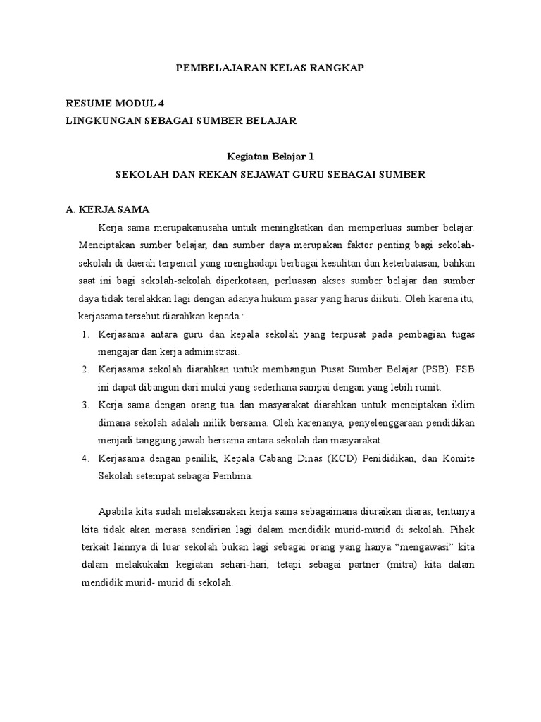 PKR Resume Modul 4,5 Dan 6 | PDF