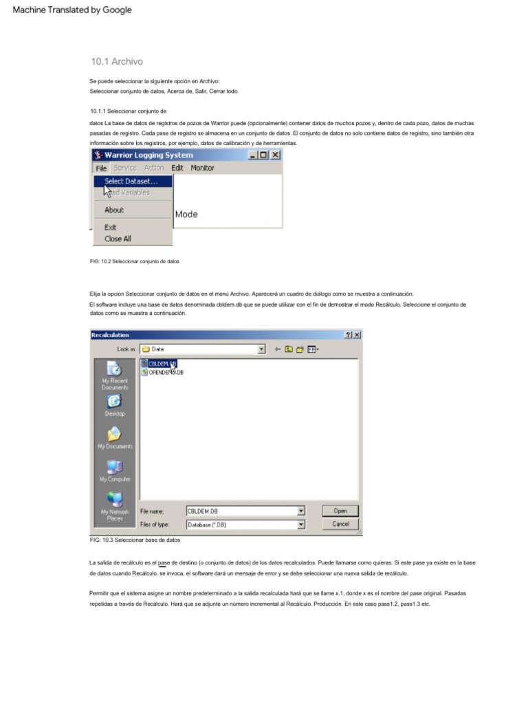 Selección de Datos en Warrior PDF | PDF