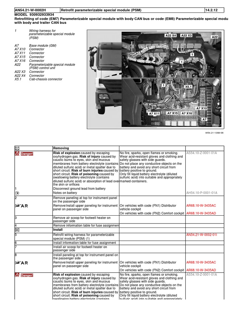 Retrofit parameterizable special module (PSM) | PDF | Electrical ...