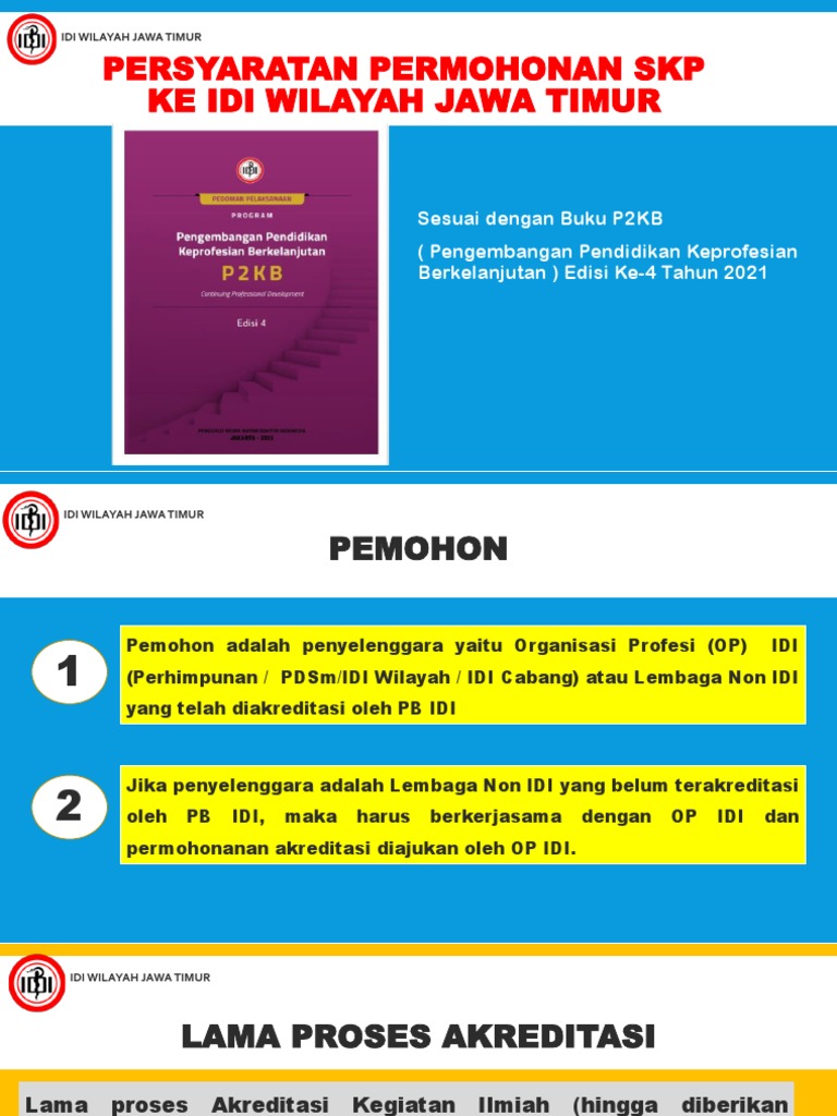 Persyaratan SKP IDI Jawa Timur | PDF | Bisnis | Karier & Perkembangan