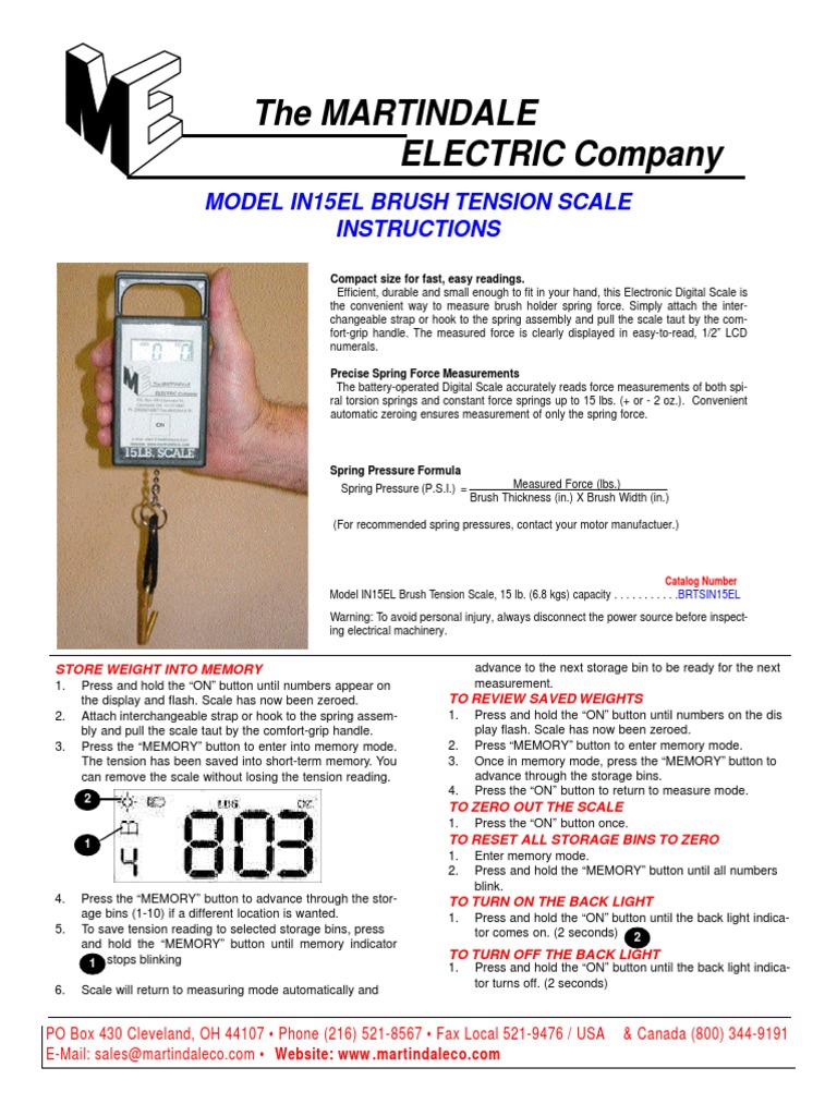 Scale Brush Tension | PDF