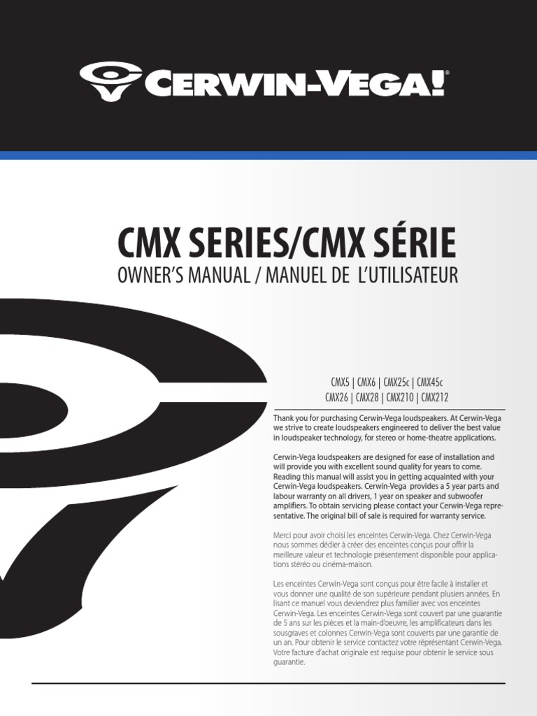 CMX Series Manual | PDF