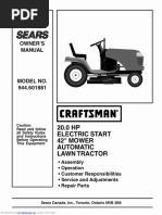 Craftsman Lawn Tractor Model Guide | PDF | Lawn Mower | Tractor