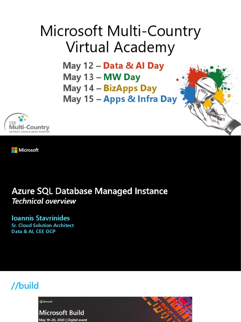 Data&AI - Azure SQL Database Managed Instance_Technical overview | PDF | Databases | Computer ...