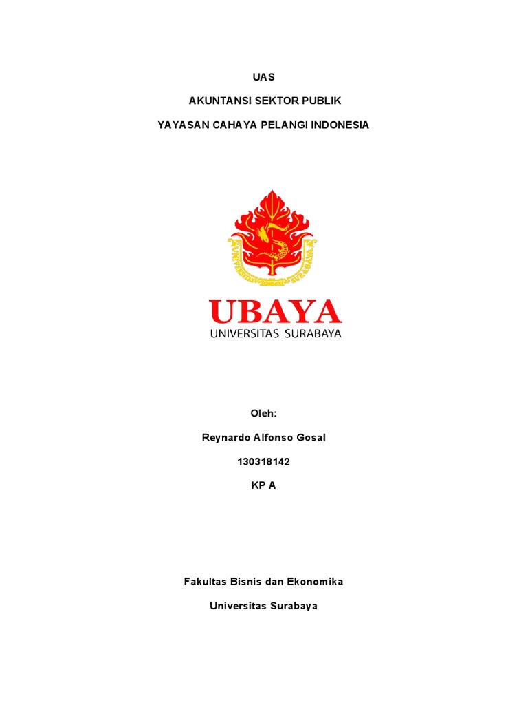Reynardo Alfonso Gosal - A - UAS ASP | PDF | Bisnis | Pengelolaan ...