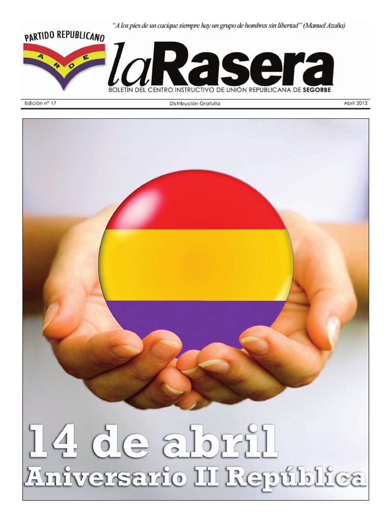 La Rasera - Abril 2012 | PDF | Desempleo | Partido Republicano (Estados ...
