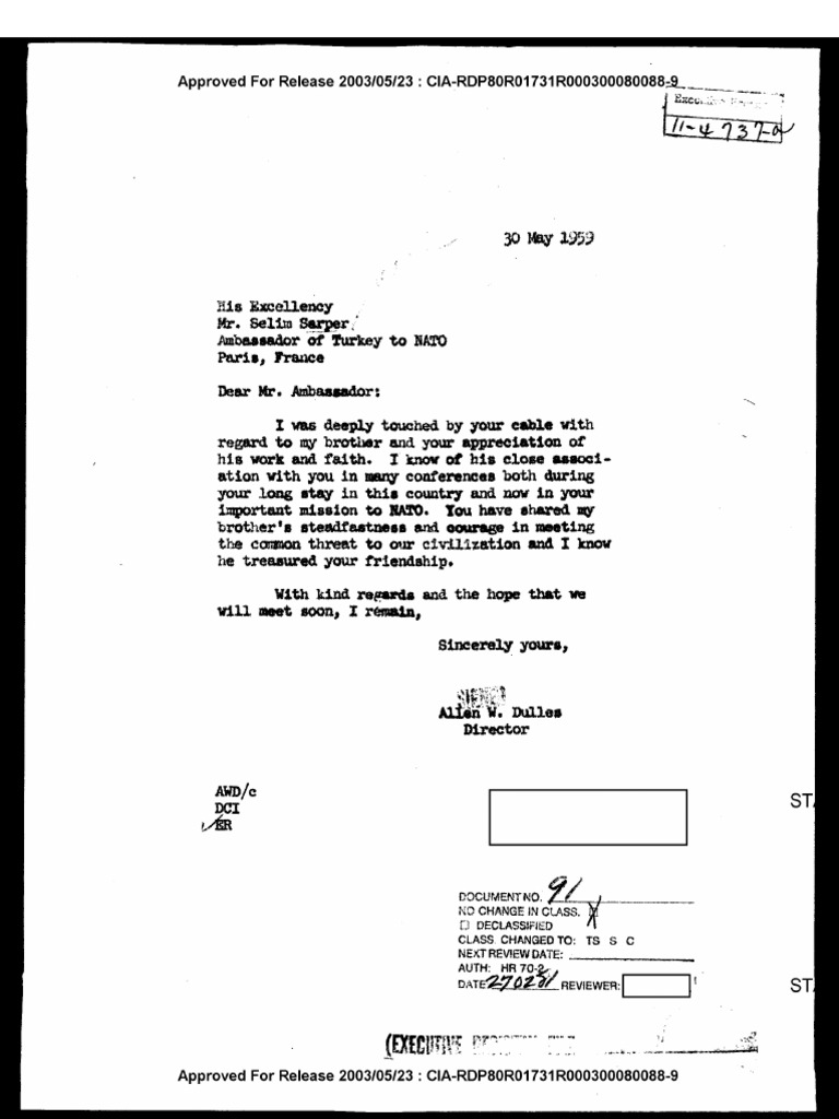 Letter To His Excellency | PDF