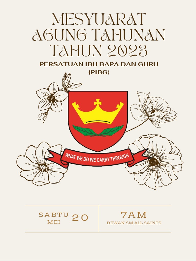 BUKU PROGRAM AGM PIBG 20.05.2023 | PDF