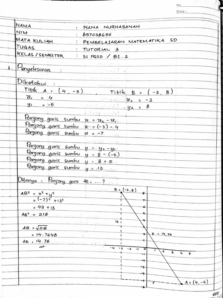 TT3 MTK - Nana Nurhasanah - 857038696 | PDF