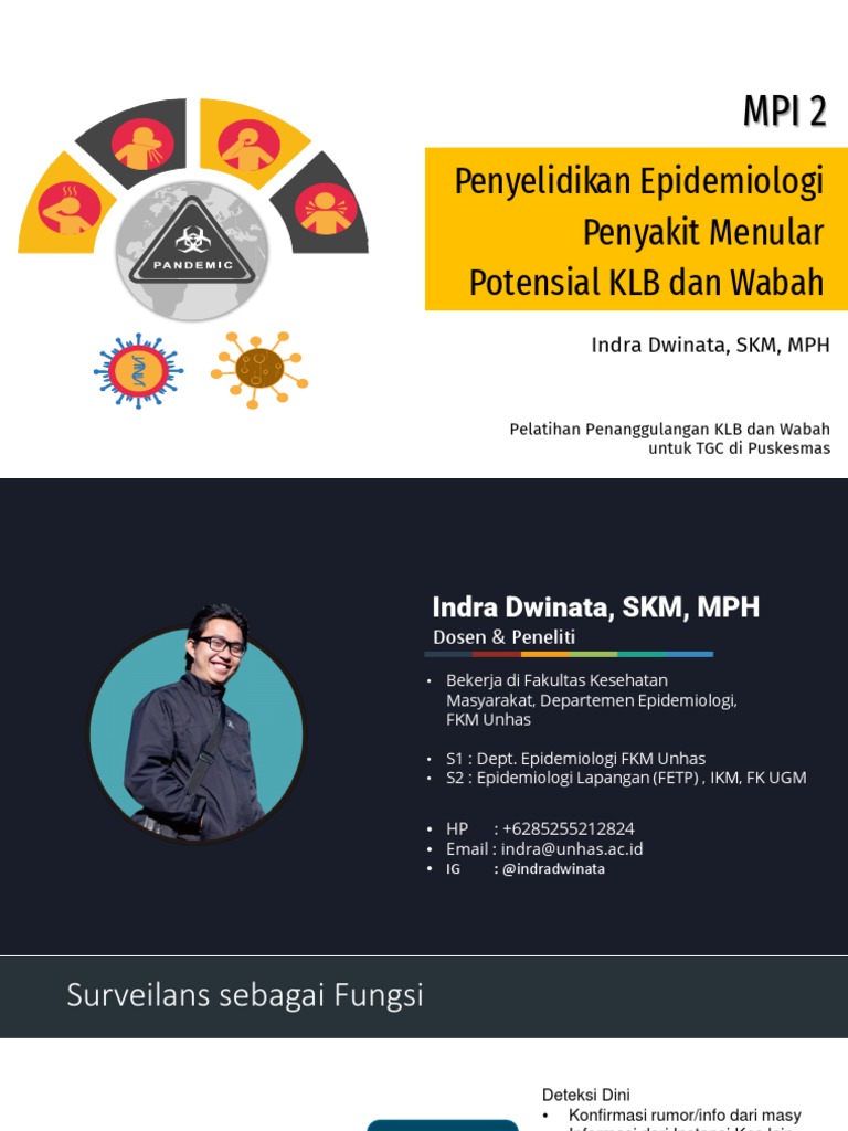Penyelidikan Epidemiologi KLB Penyakit Menular | PDF