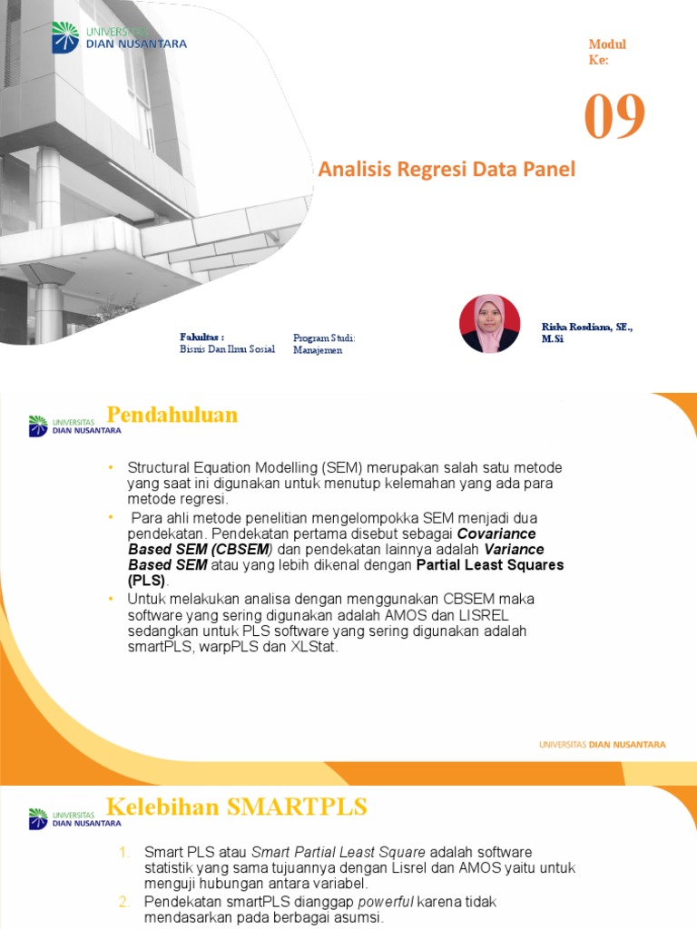 Analisis Regresi Data Panel: Modul Ke | PDF