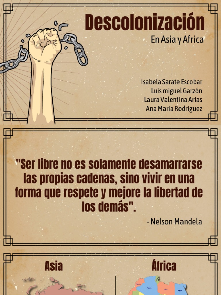 Descolonizacion en Asia y Africa | PDF | Descolonización | Colonialismo