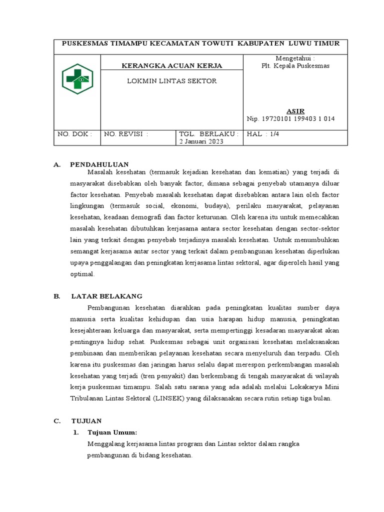 KAK Lokmin Linsek | PDF