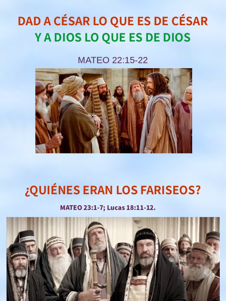 Dad Al Cesar Lo Que Es Del Cesar | PDF